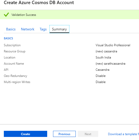 Blazor Work With Cassandra Api In Cosmos Db